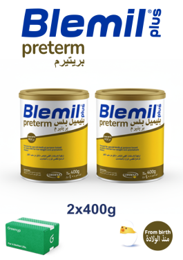 جرين أب | Blemil Plus (Preterm) For Premature Infant 400g - Multiple Pack